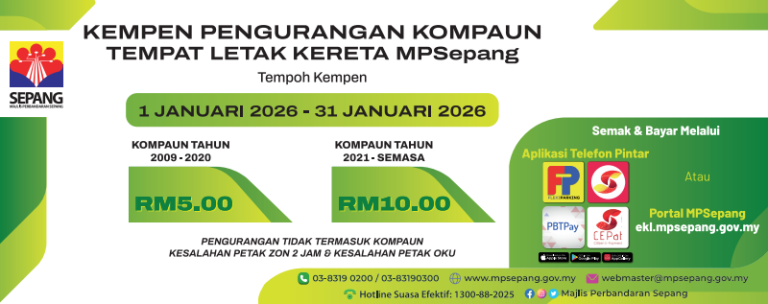 MAJLIS PERBANDARAN SEPANG – Sepang Bersih, Hijau Dan Sejahtera