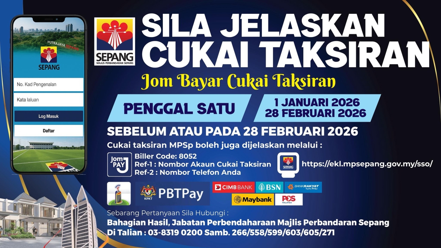 MAJLIS PERBANDARAN SEPANG – Sepang Bersih, Hijau Dan Sejahtera